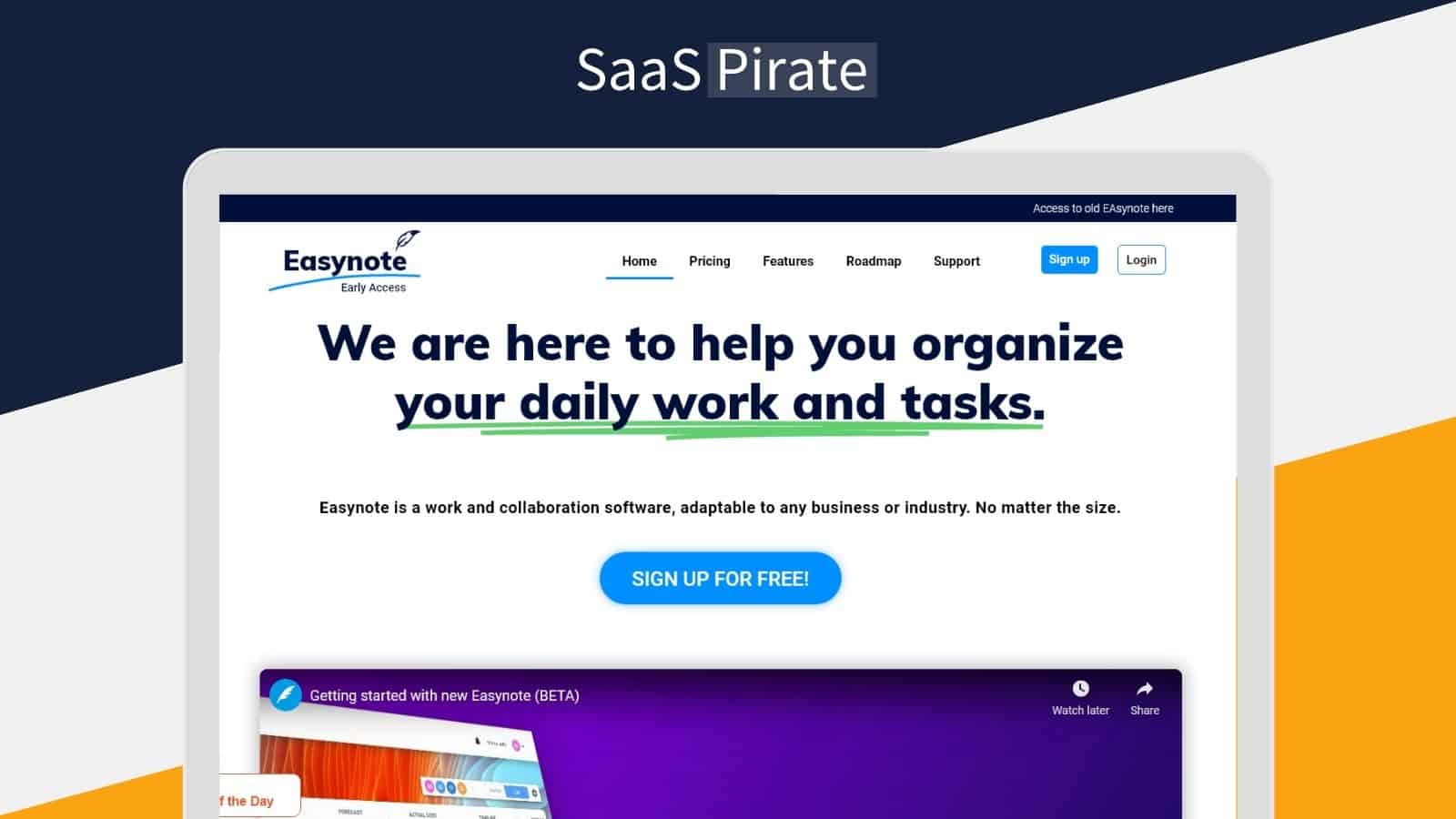 Easynote Lifetime Deal - Work & Project Management