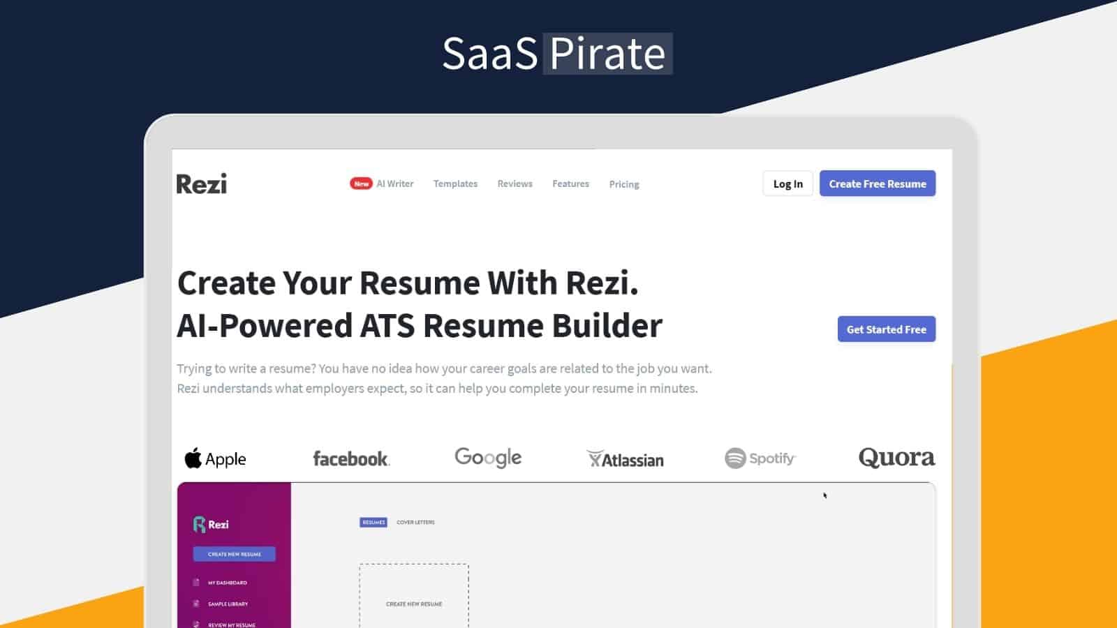 Rezi Lifetime Deal AI Resume Builder Rezi Lifetime Deal AI Resume Builder