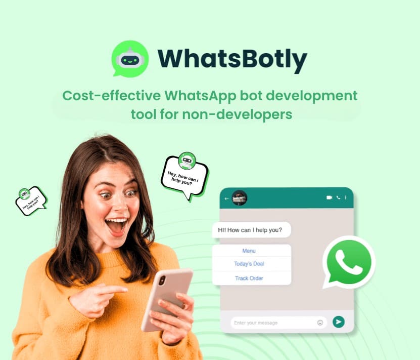 Whatsbotly Lifetime Deal - No-Code Chatbot Builder Software