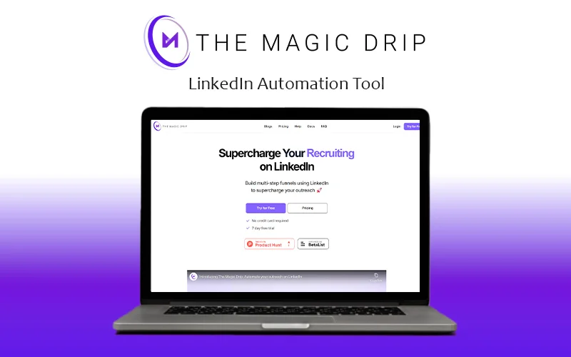 The Magic Drip Yearly Deal - Linkedin Outreach Automation Tool