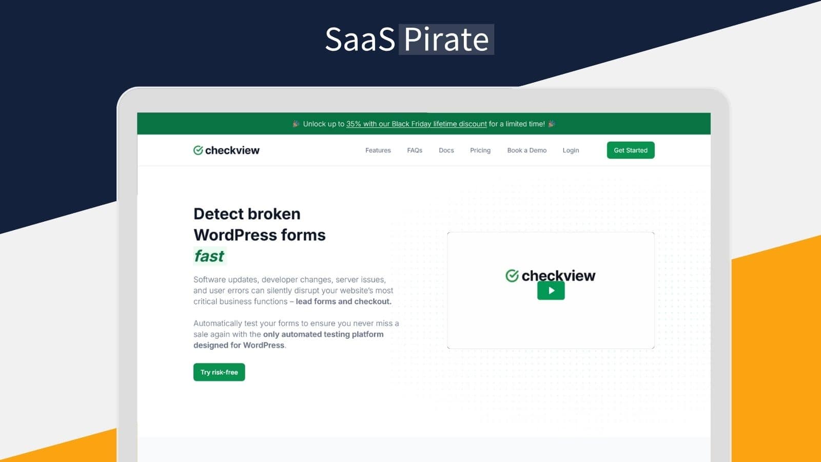 CheckView Discount Deal - Automated WordPress Testing