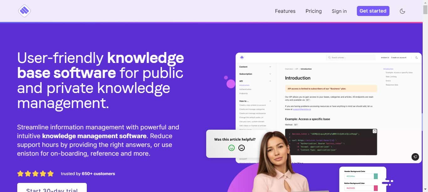 Eniston Knowledge Bases Lifetime Deal - Easy to solve