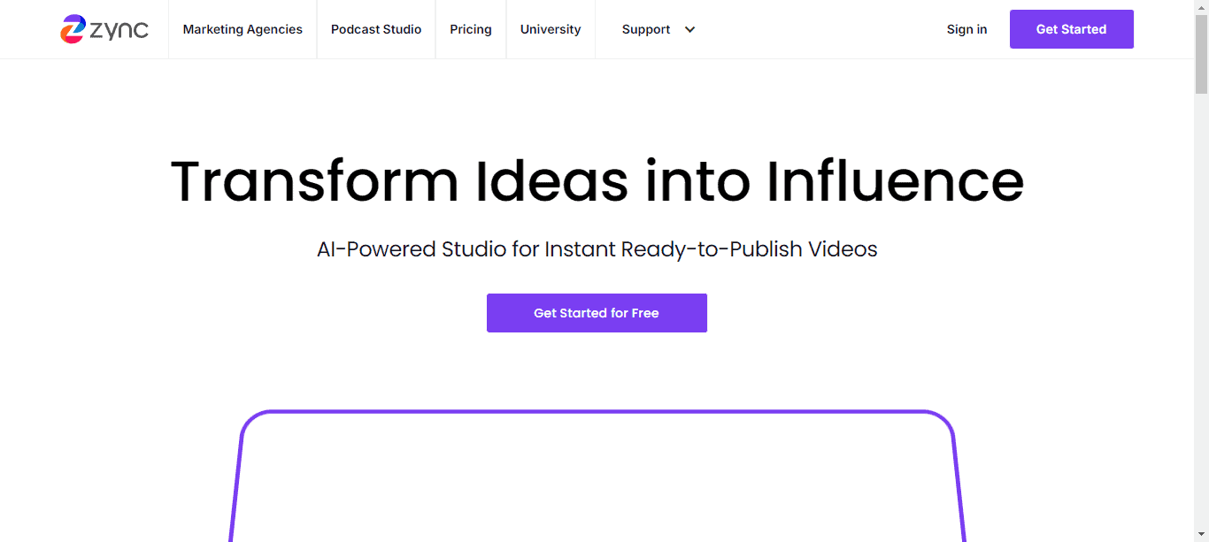 Zync Lifetime Deal - Turn Ideas Into Short-Form Video Clips