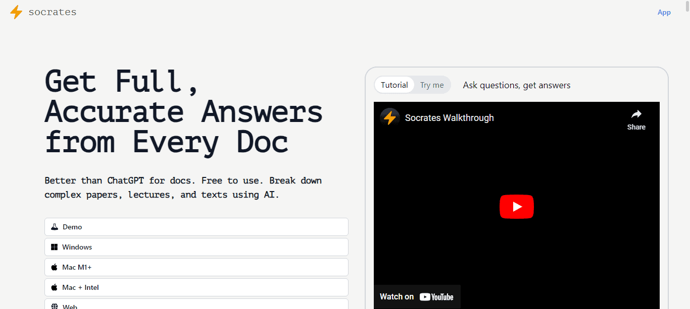 Socrates Lifetime Deal - Ai Document Analysis Software