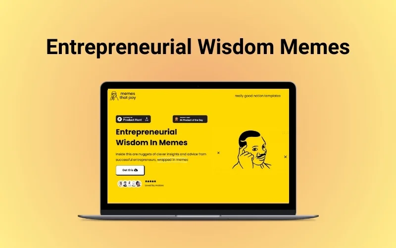 Entrepreneurial Wisdom Memes Lifetime Deal - Business Education ...