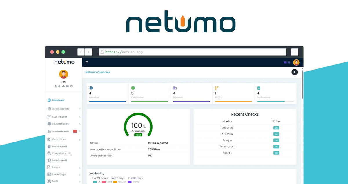 Netumo Lifetime Deal - Website Management And Monitoring