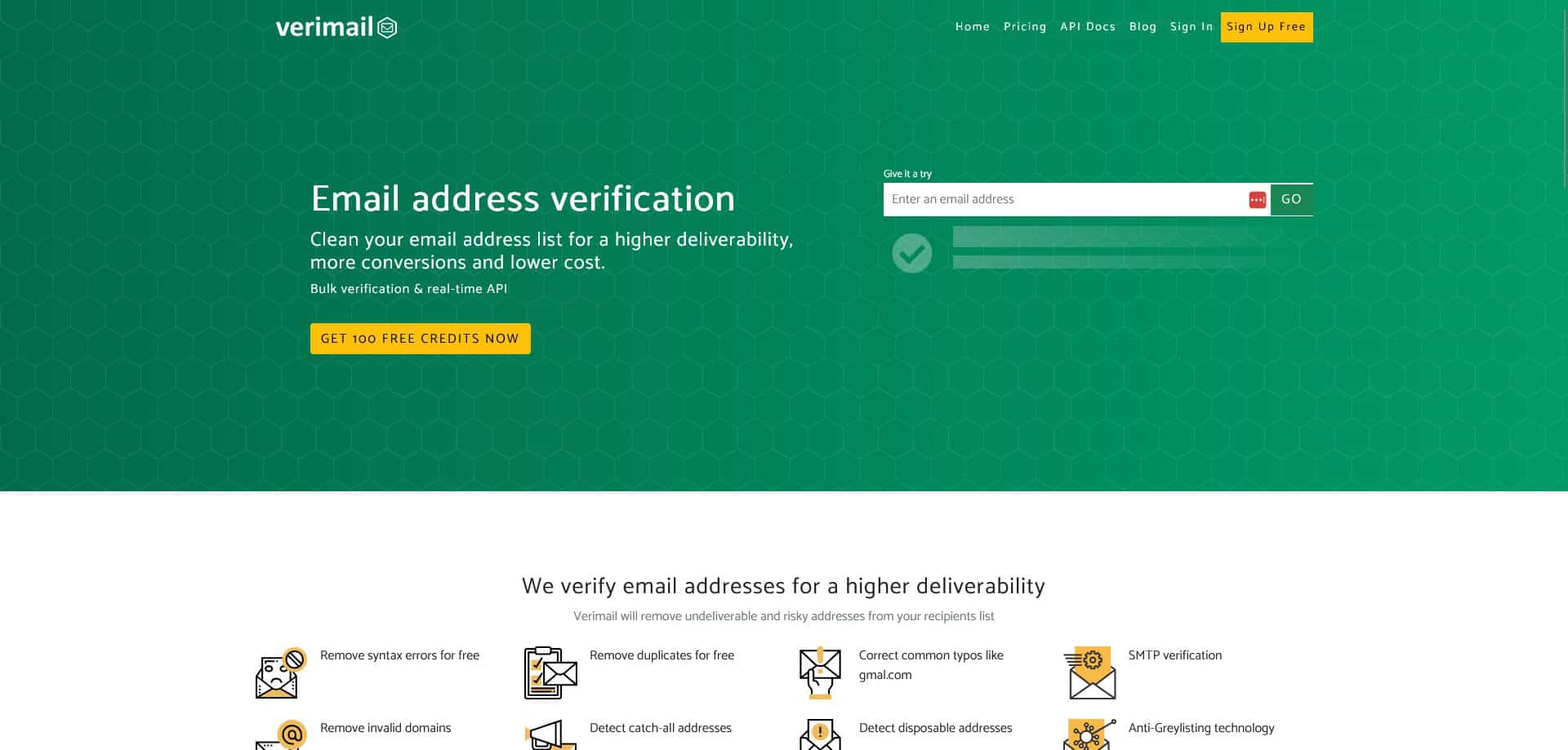 Verimail Credit Deal - Email Address Verification Tool
