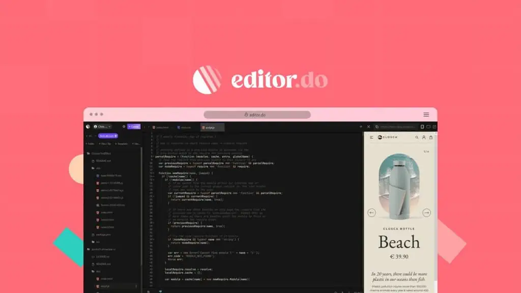Editor.Do Lifetime Deal - Online Code Development Platform