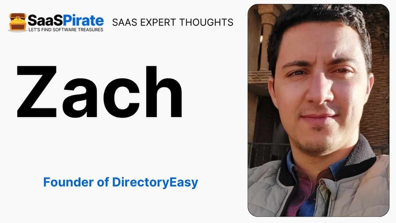 Interview with Zach of DirectoryEasy - SaaSPirate