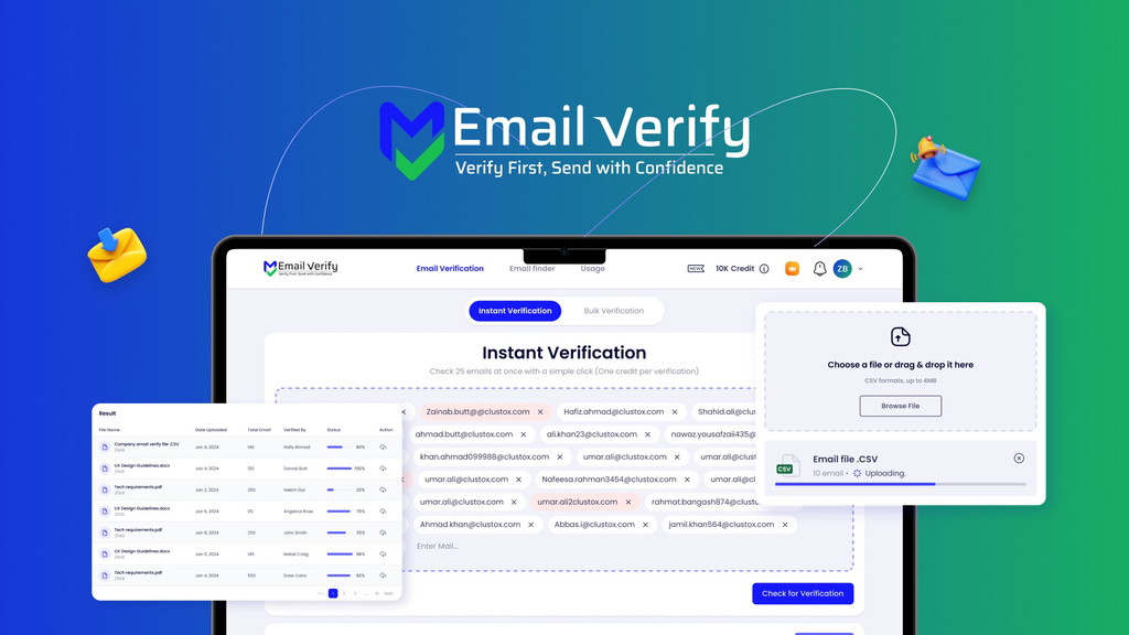 Emailverify Lifetime Deal - Email Verification Software Tool