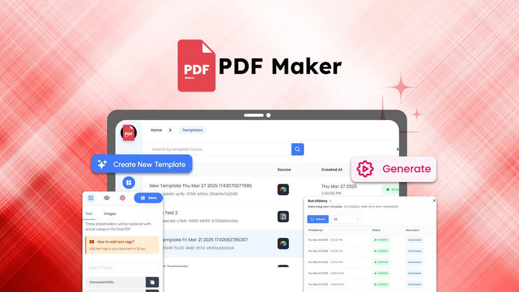 The Pdf Maker Lifetime Deal - Document Automation Software
