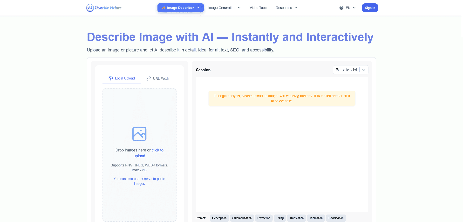 Describe Picture Credits Deal - Describe Image with AI