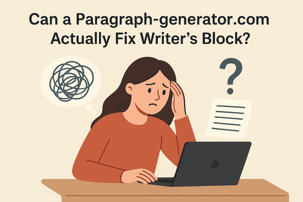 Can a Paragraph-generator.com Actually Fix Writer’s Block?